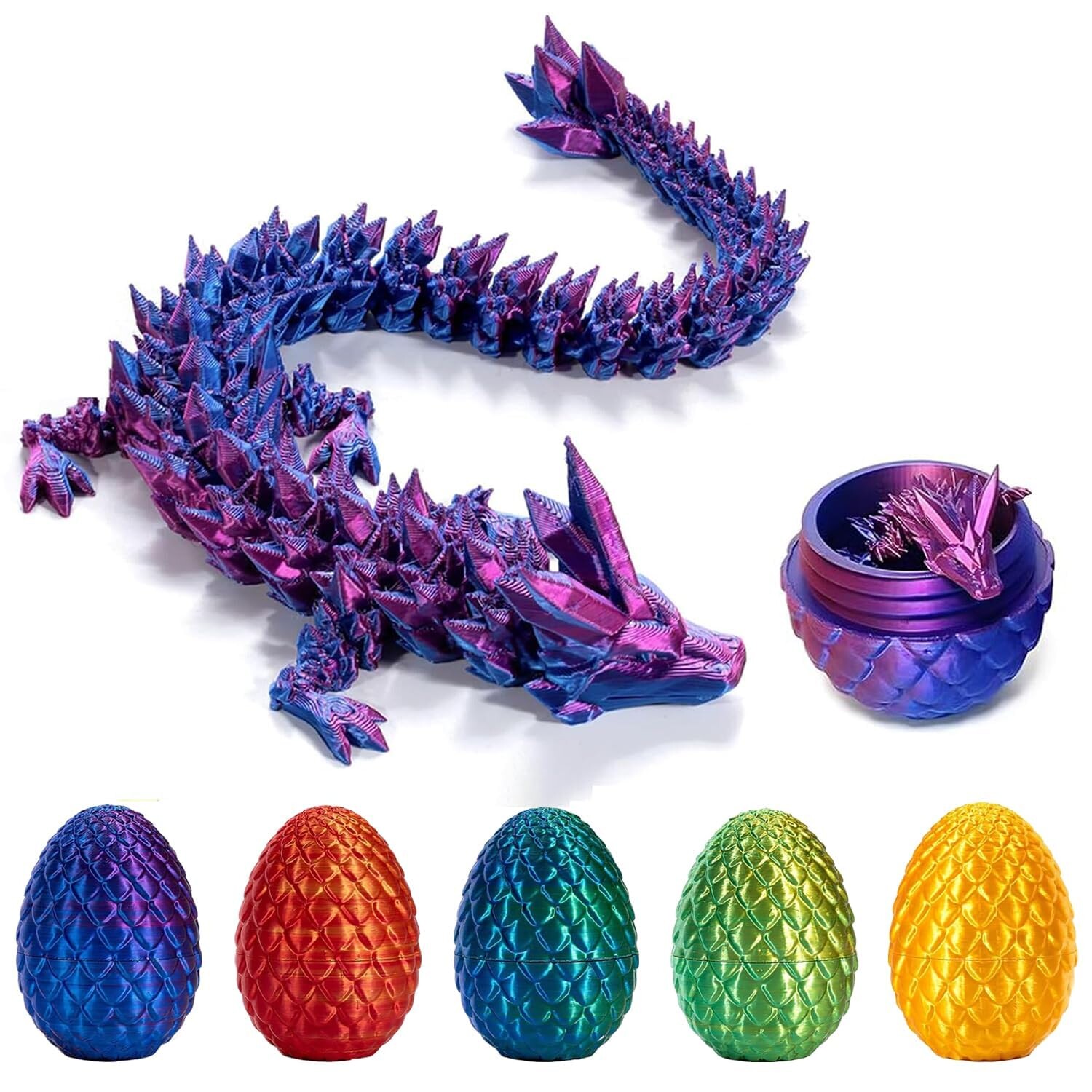Oeufs de dragon imprim s en 3D avec 11,8 dans Dragon Inside Fidget Toys ...
