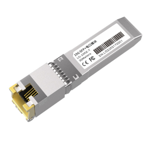 Módulo SFP+ 10G Módulos SFP de cobre 10GbE Porta óptica para transceptor RJ45 Ethernet Gigabit ...