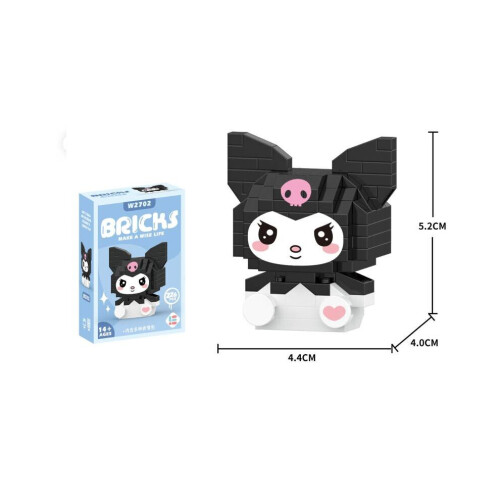 (Kuromi226) Cartoon Sanrio Kuromi Melody Puzzle Building Blocks Mini ...