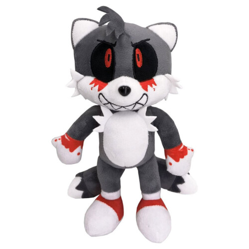 (Tails) Muñeco de peluche suave de sangre malvada, regalo para niños ...
