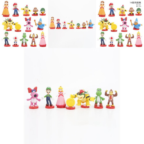 Pvc Super Mario Miniature Figurine keräily blind box lelusarja on OnBuy