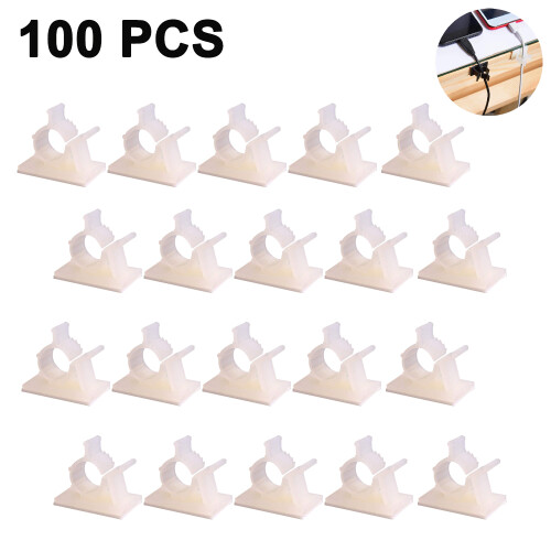 Nylon Wire Adjustable Cable Clips Adhesive Cable Management Clips ...