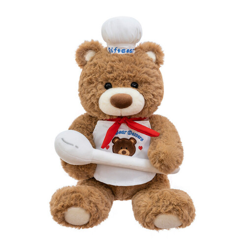 (Chef , 55cm) Plush Chef Teddy Bear And Wearing Overalls To Design ...