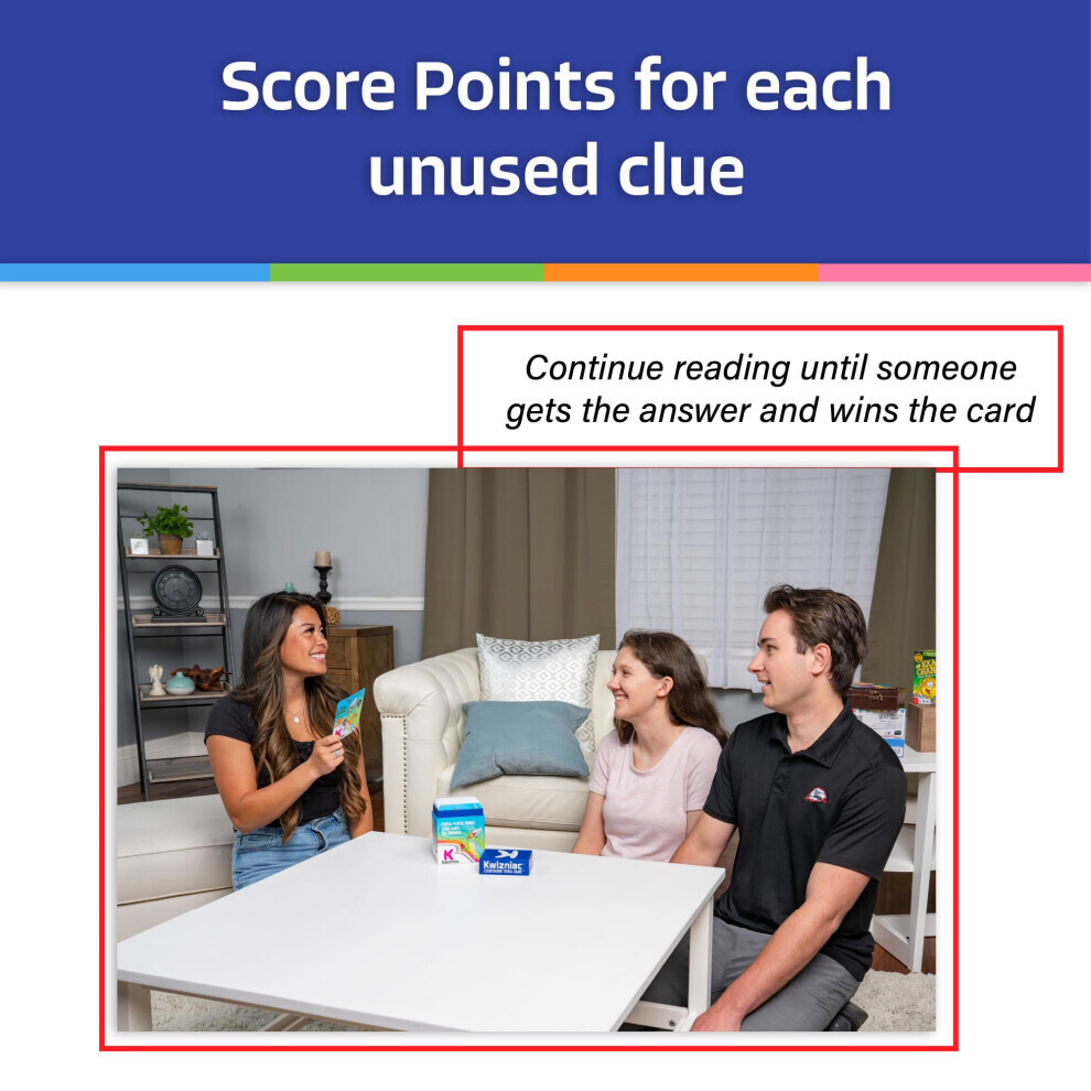 Kwizniac de Continuum Games Trivia Countdown Card Game 10 pistas en ...