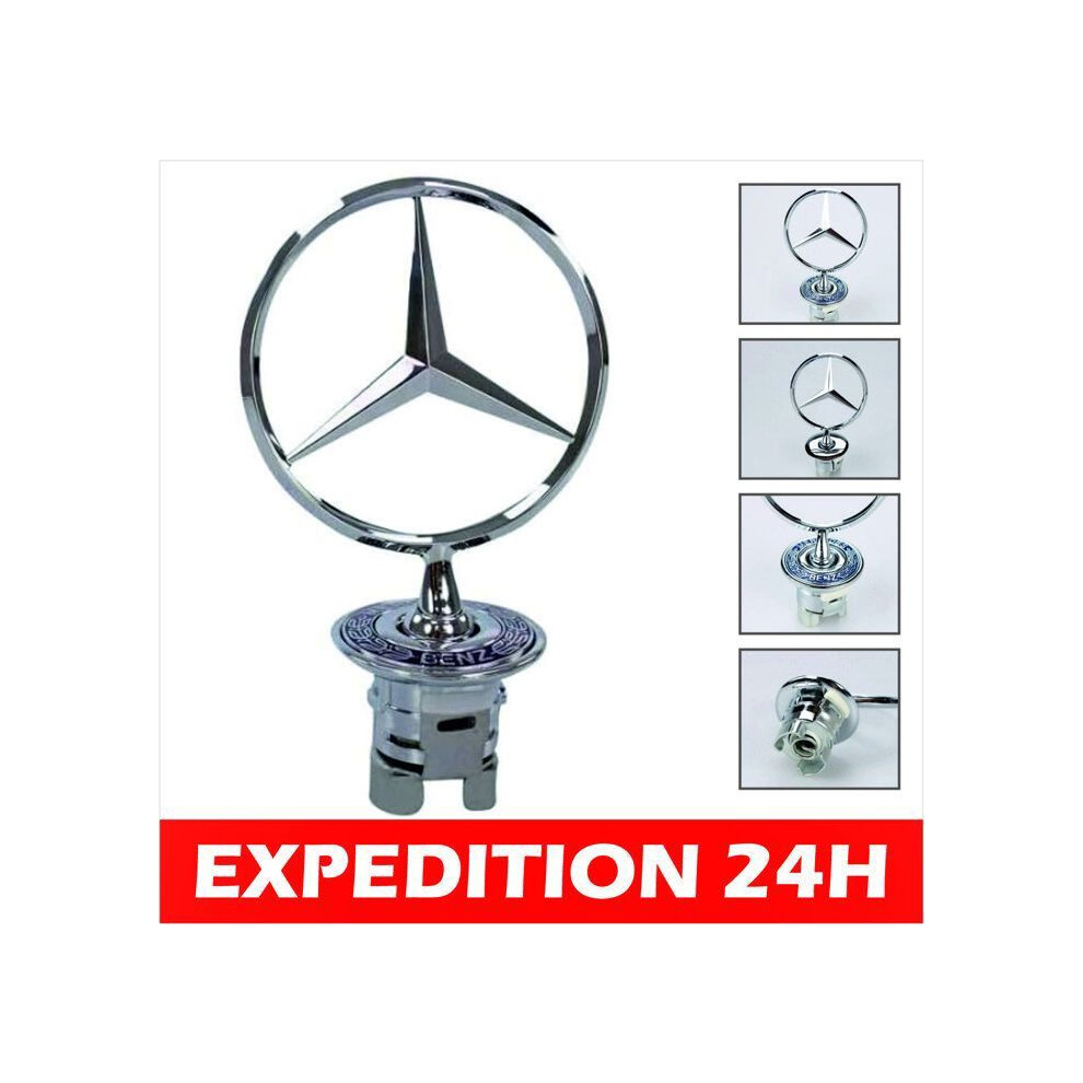 Insignia Marca Auto Mercedes Benz W210 W220 Cabeza del coche logotipo ...