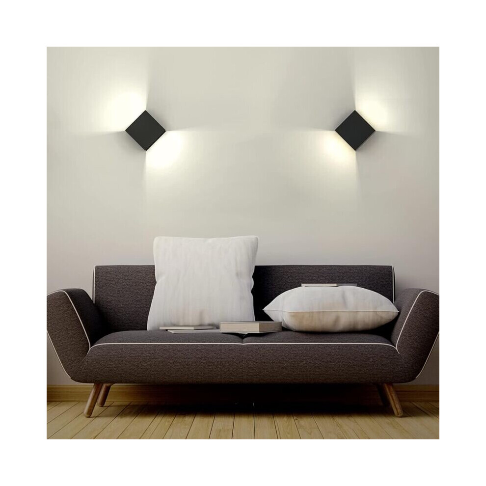 Luminária de parede LED moderna de 12 W com ângulo de feixe ajustável ...