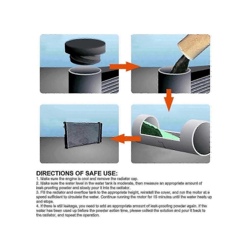 Car Water Tank Repair Powder Metal Special Sealing Repair Water Tank To ...