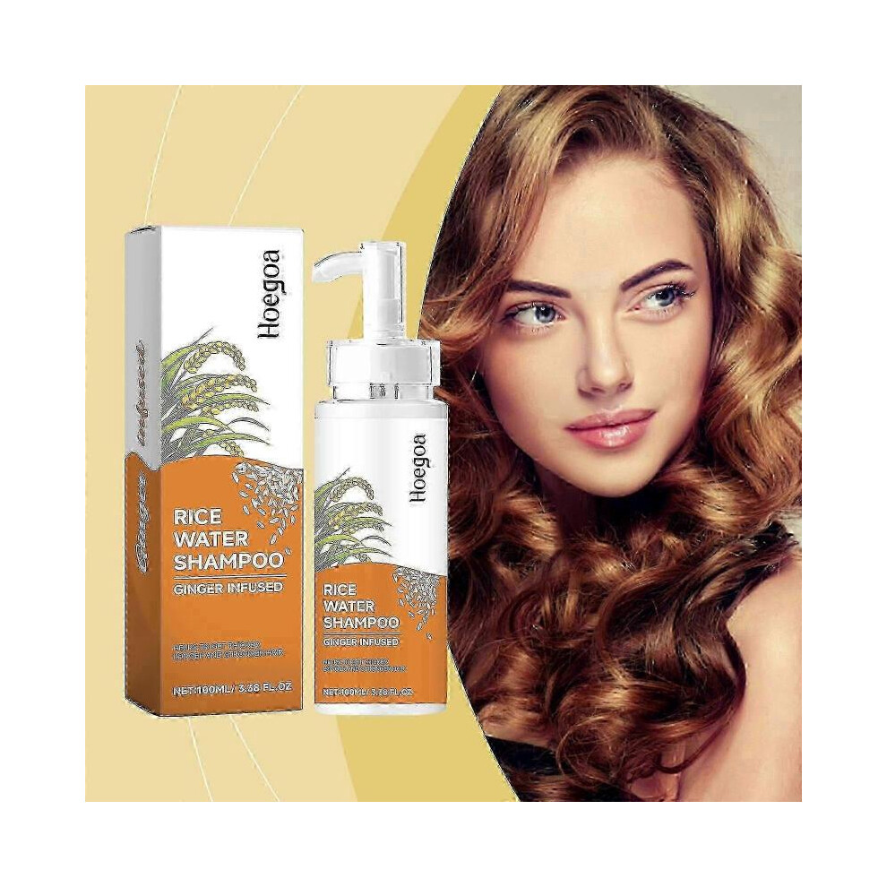 Rice Water for Hair Growth, Rice Water Shampoo with Ginger Extract ...