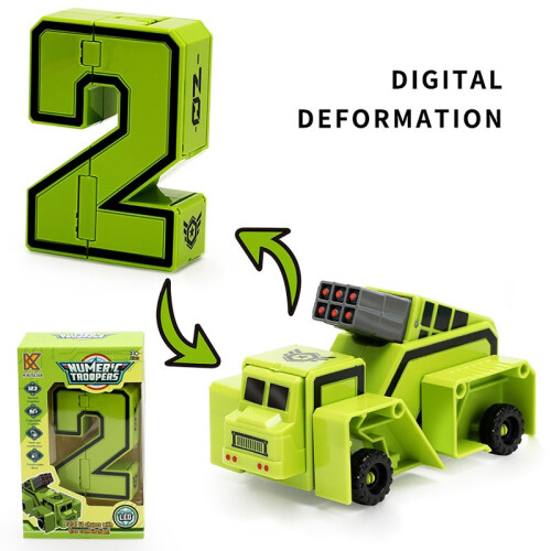 (H)0-9 Digitaaliset numerot Kuljetus Kirje Tank Warrior Muodonmuutos ...
