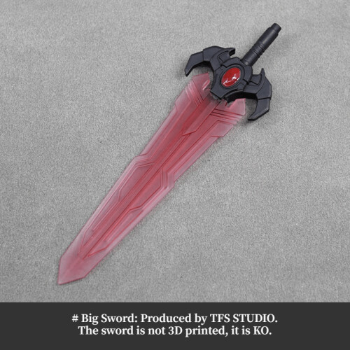 (Gran espada roja) Para kits de mejora de Legacy Scourge, rueda de capa ...