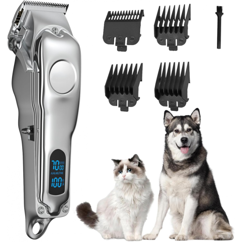 Profesionálny strojček na strihanie psov, bezdrôtový elektrický ...