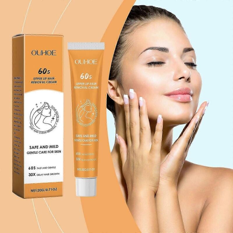 OUHOE Body Facial Hair Removal Cream Gentle Cleansing Moisturizing and ...