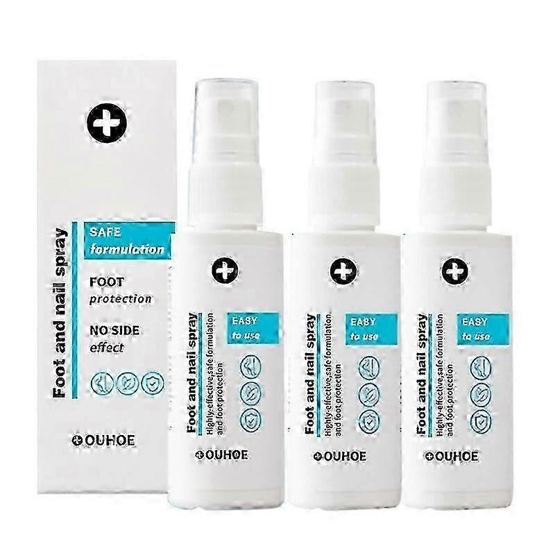 3x Foot Deodorizing Spray Sweaty Feet Anti-itching Spray Odor-removing ...