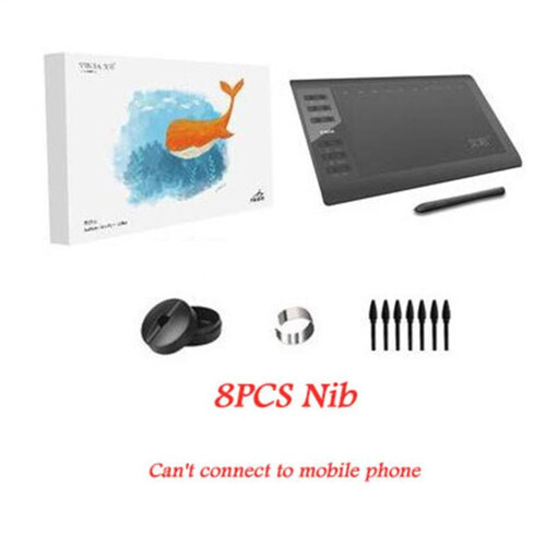 (black, A) 10x6 Reading New 8192 Connected Sense Writing Tablet Screen ...