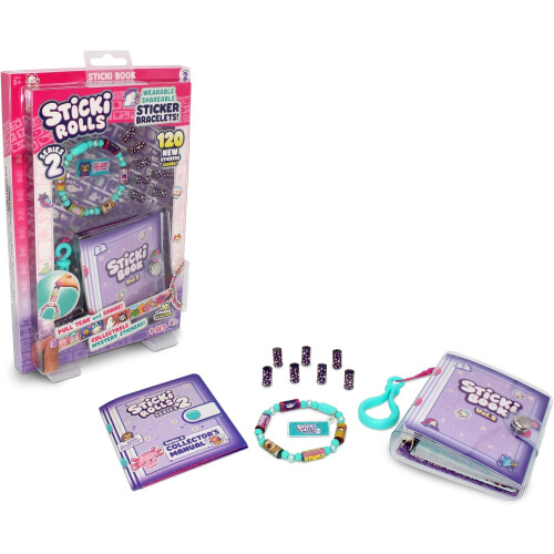 Sticki Rolls Sticki Book Series 2 Includes 120 Mini Stickers on OnBuy