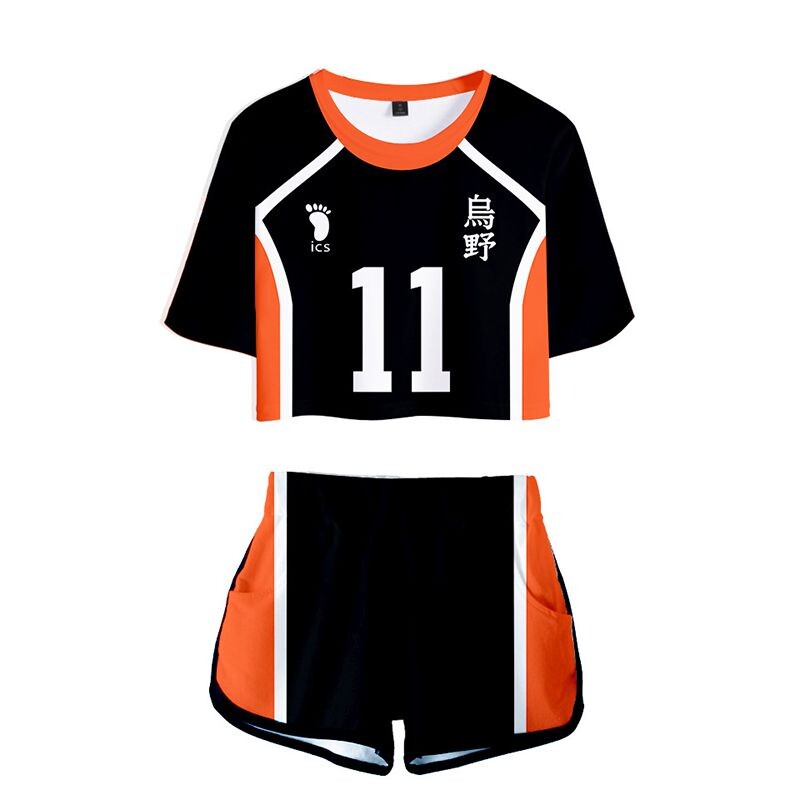 (Karasuno-11, 4XL) Karasuno Haikyuu Nekoma High School 3d Printed ...
