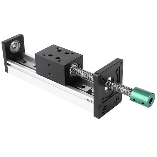 (As show, One size) Linear Guide Rail Slide Ball Screw Motion Table 200mm Effective Stroke(1610 ...