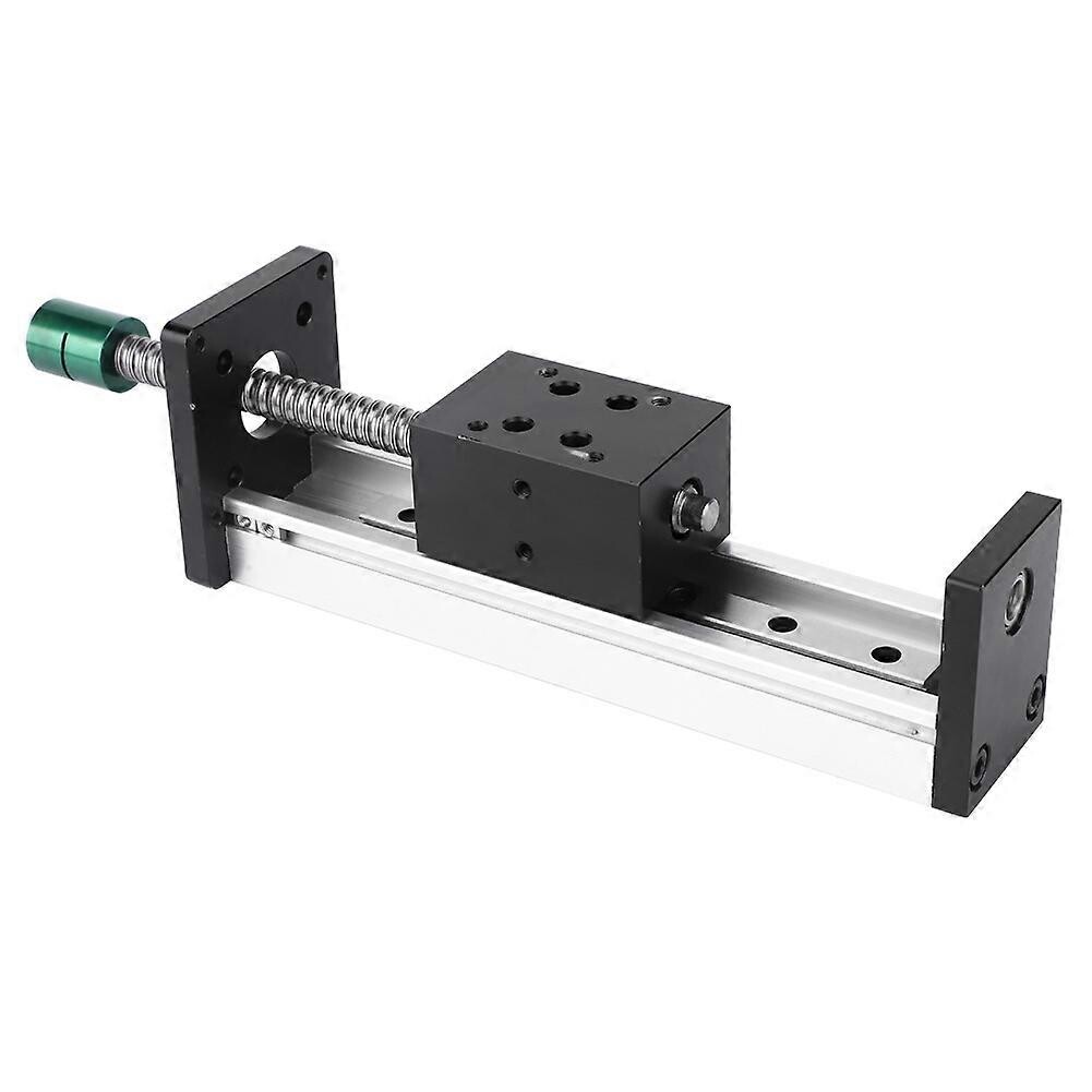 (As show, One size) Linear Guide Rail Slide Ball Screw Motion Table 200mm Effective Stroke(1610 ...
