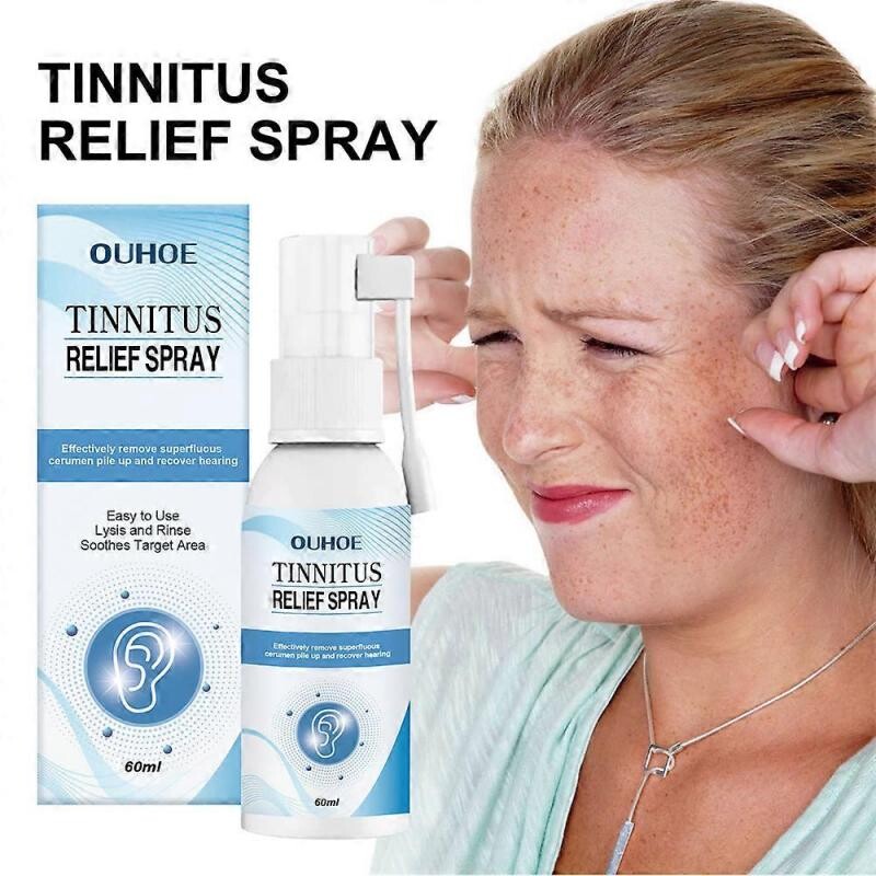 1/2/3PCS OUHOE Tinnitus Relief Spray, Relieves Ear Discomfort Earplugs ...
