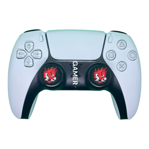 (Cyberpunk Oni Demon - Pair) Premium Thumb Grips PS5 / PS4 / X BOX One ...