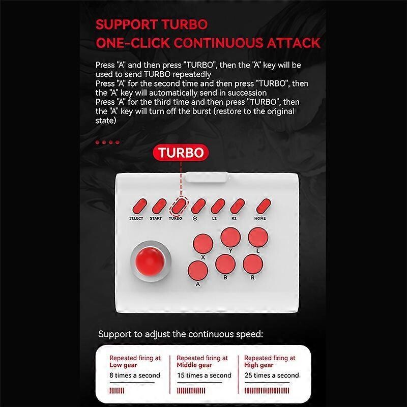 Wireless Arcade Game Console Bluetooth Joystick Controller for Box PC ...