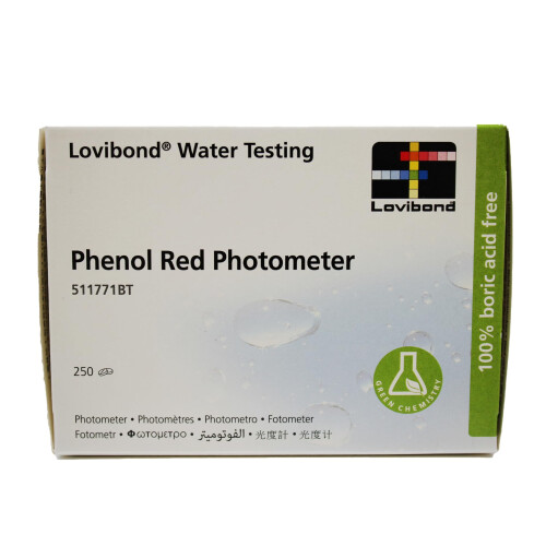 Lovibond - Phenol Red pH Photometer Reagents | 250 Tablets | Easy Color ...