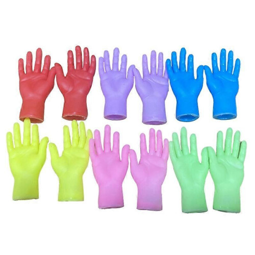 (Colorful fingers)Cartoon Finger Toy Hand Puppet Family Activity Role ...