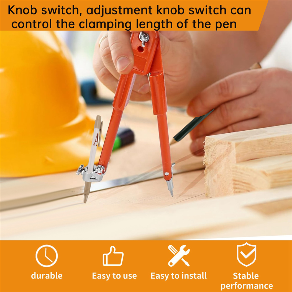 Compás de lápiz de precisión de carpintero para carpintería S on OnBuy