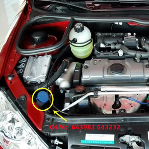 Suporte para garrafa de vidro para tanque de água 206 206CC 207 C2 ...