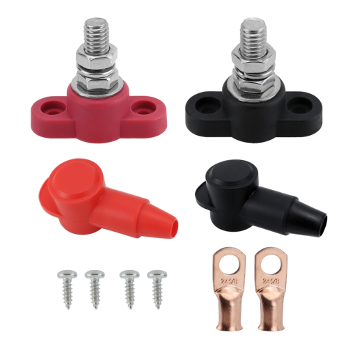 12V Battery Terminal Kit 3/8 Inch M10 for Car Rv Yacht in the Power ...