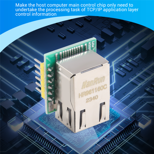 Lot de 2 modules de conversion IP SPI vers LAN/Ethernet, puce ES1 W5500 ...