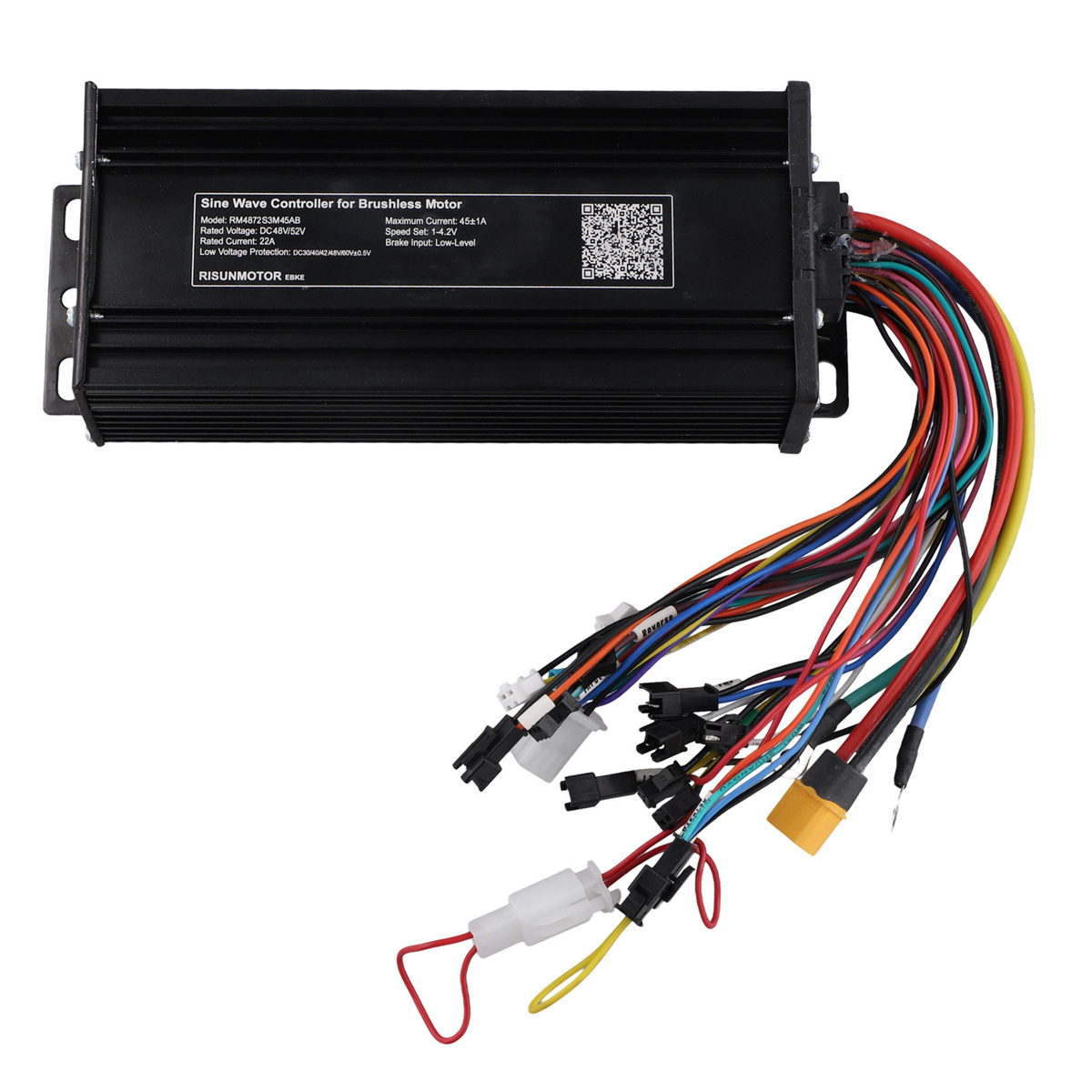 Controlador de onda senoidal para bicicleta elétrica, triciclo, scooter elétrica, 36V, 48V, 52V ...