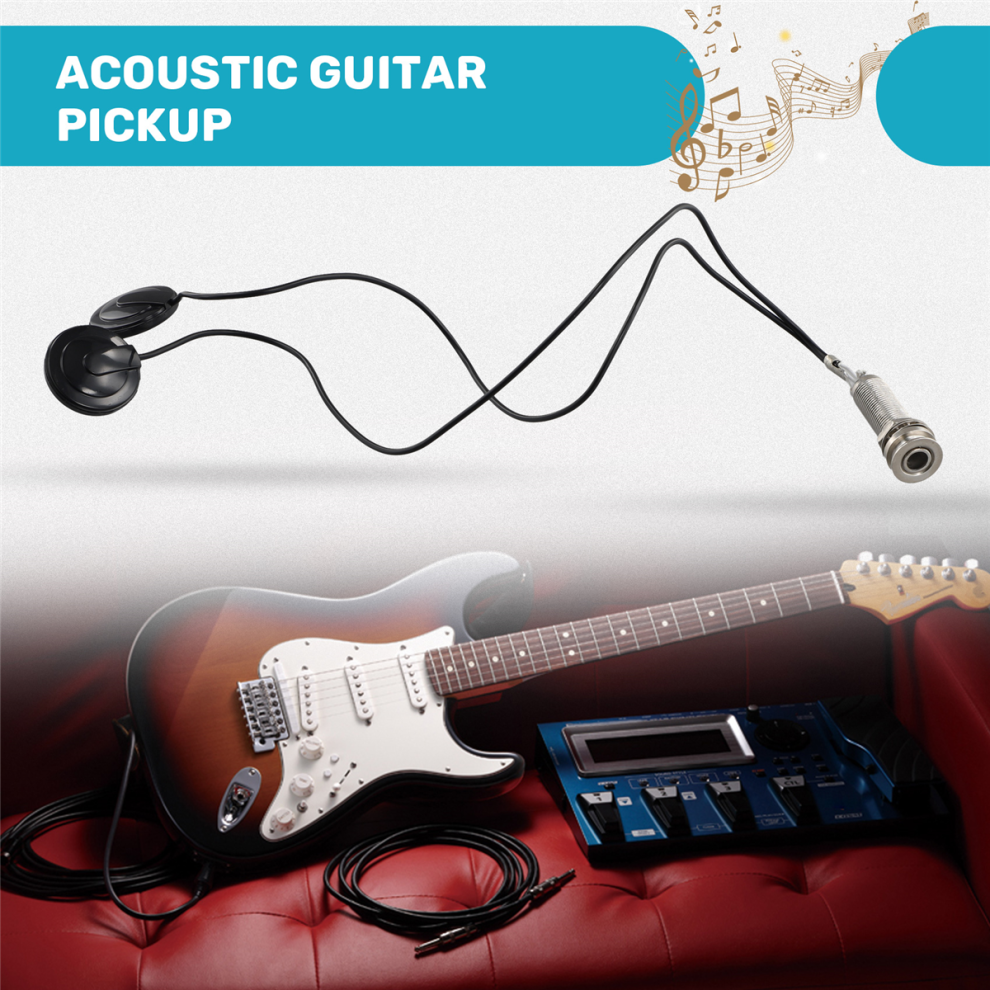Micros de guitare acoustique électrique transducteur piézo microphone contact pour violon ...