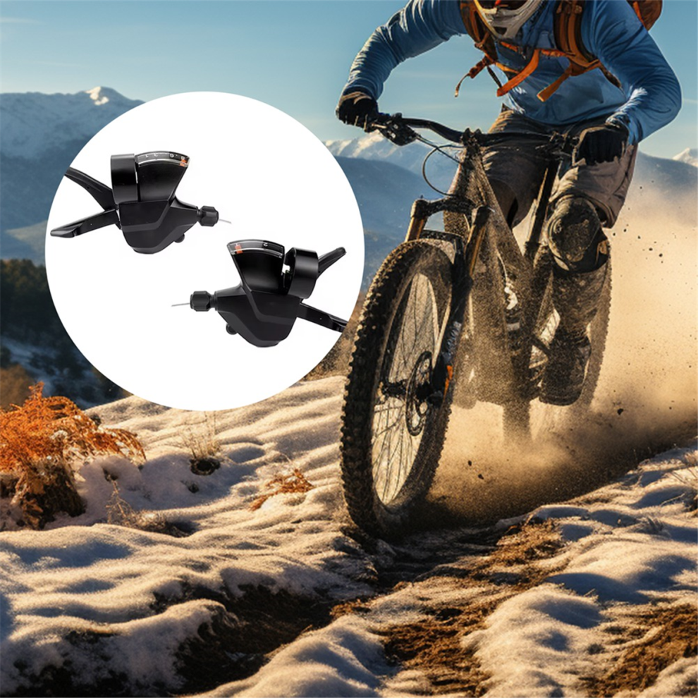 Manette de vitesse VTT Altus SL-M315 2x7 vitesses 14 V avec gâchette on ...