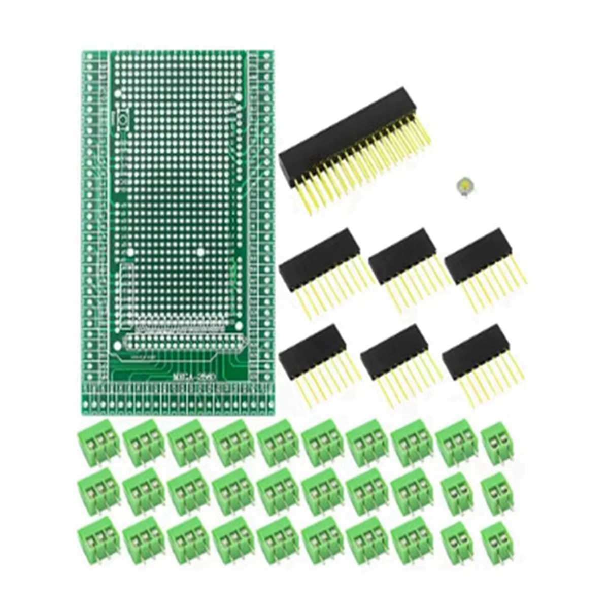 Kit de placa de protección de bloque de terminales para Arduino Mega ...