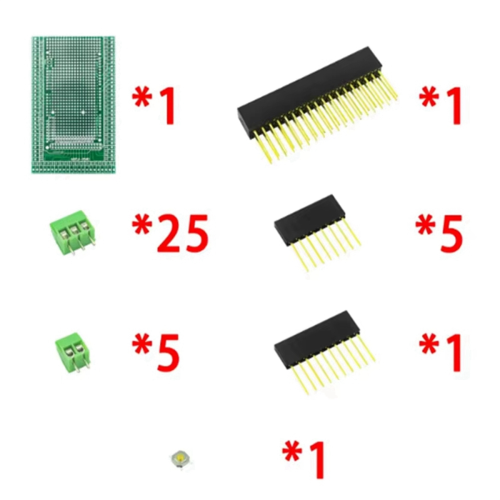 Kit de placa de protección de bloque de terminales para Arduino Mega ...