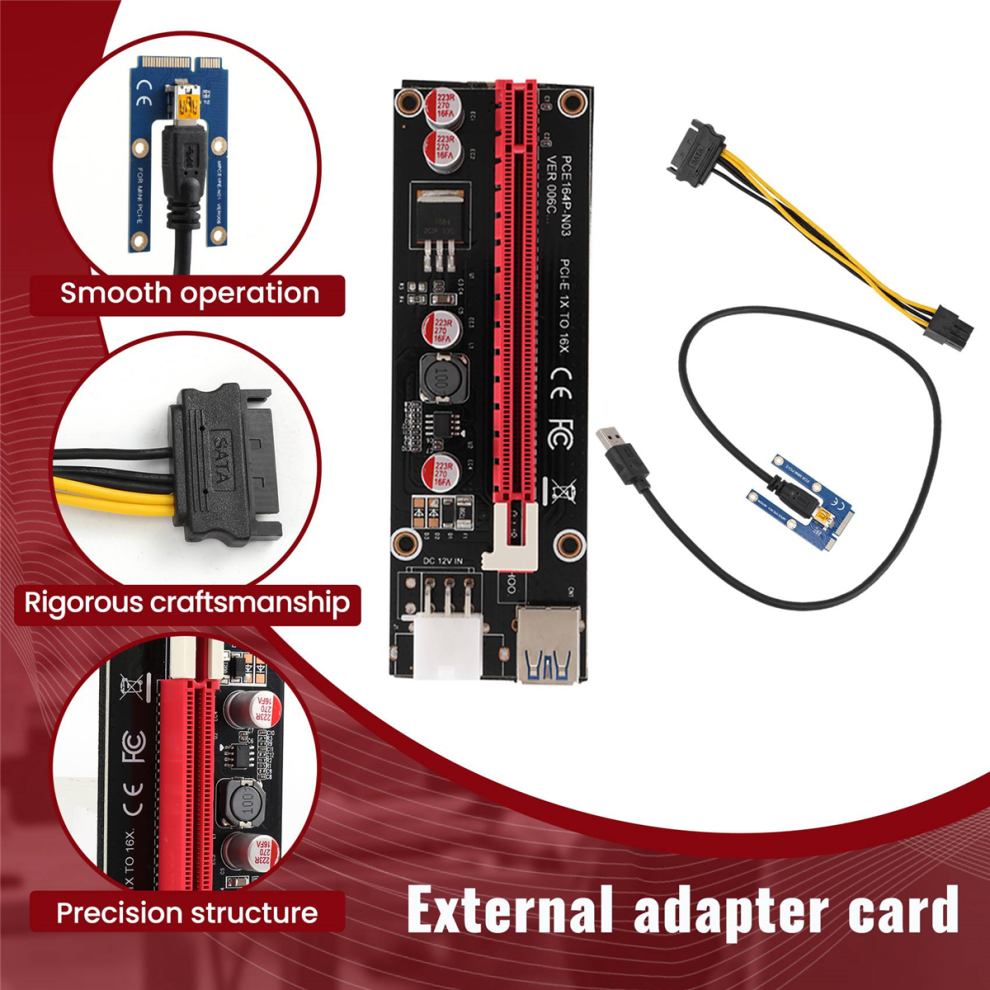 Riser Mini PCIe a PCI Express 16X per scheda grafica esterna per laptop ...