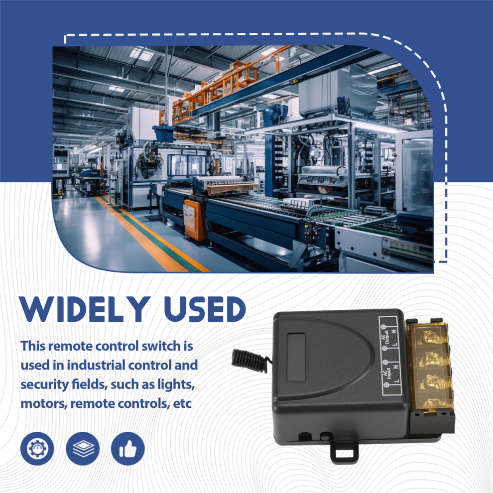 Relais de commande à distance sans fil AC 220 V 30 A 1 canal 433 MHz on OnBuy