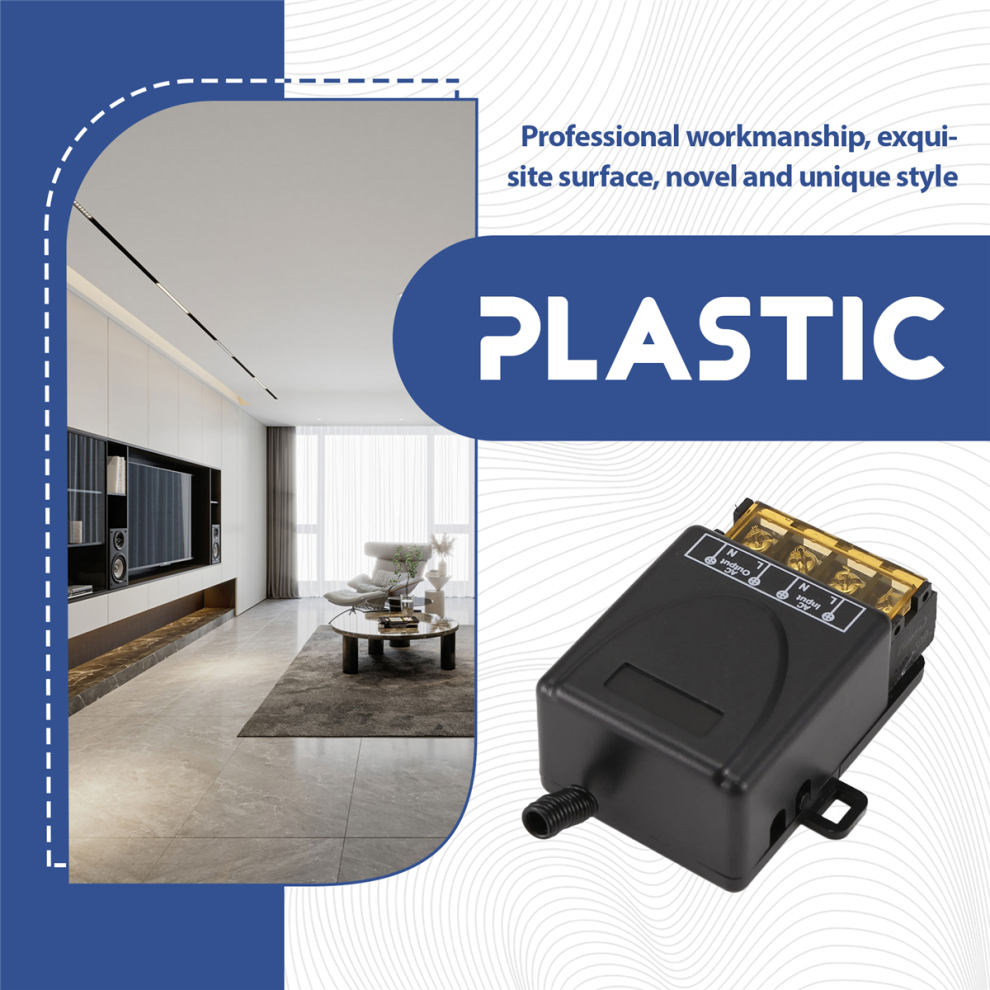 Relais de commande à distance sans fil AC 220 V 30 A 1 canal 433 MHz on OnBuy