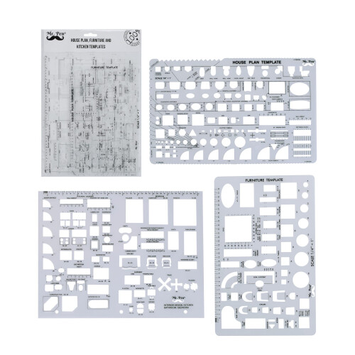 Mr. Pen - Plan de maison, design d'int rieur et mod les de mobilier, outils de dessin et formes ...