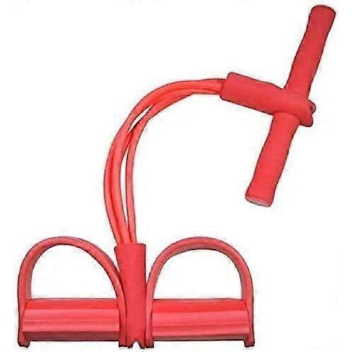 (Red) 21 Fitness Resistance Bands-4 Tube Pedal Ankle Puller 2025 ...