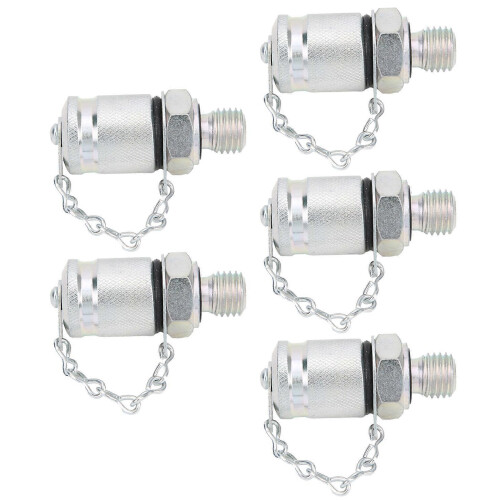 (As show, One size) 5Pcs Hydraulic Testing Adapter Thread Test Coupling ...