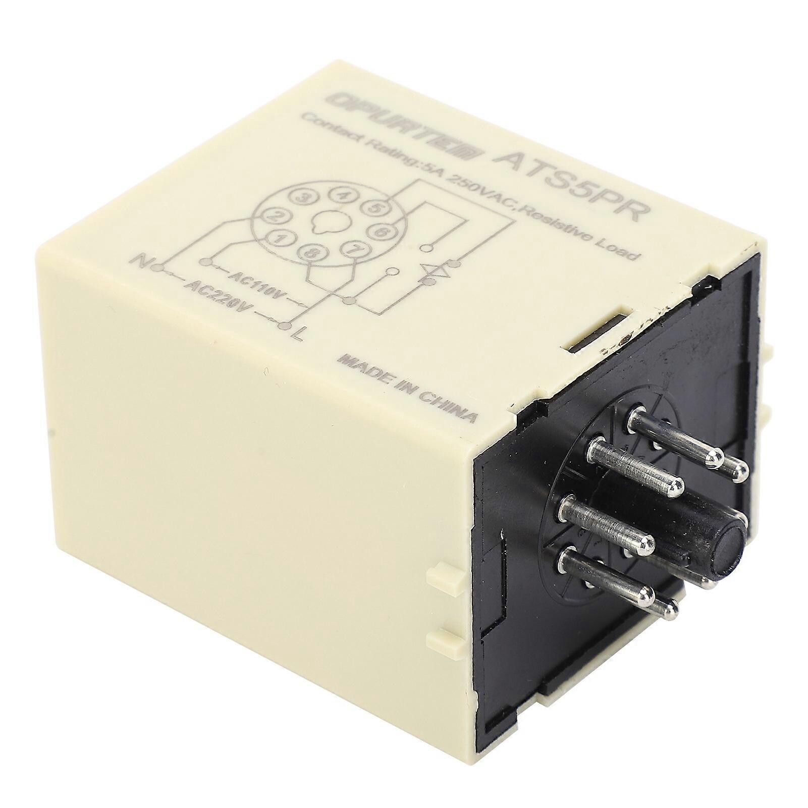 ATS5PR Digital Display Time Relay Flexible Adjustment Cycle Delay Time ...