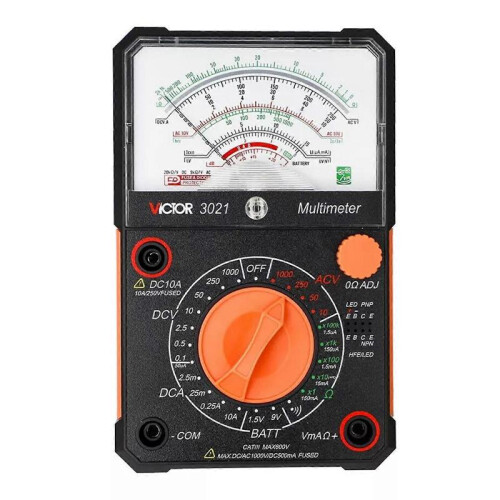 (VC3021)Victor Analog Measuring Device Multimeter Meter Multitester ...