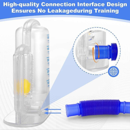 2025 Incentive Spirometer Adult,Breathing Exercise Device 5000ML Inhale ...