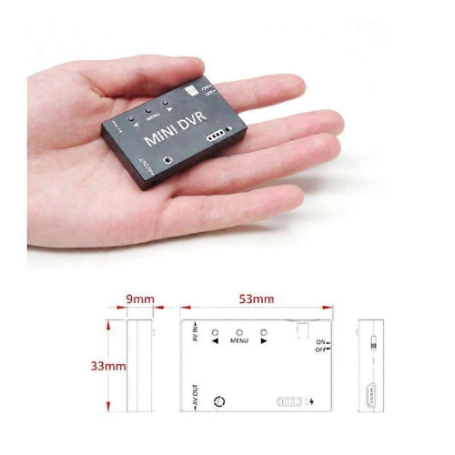 FPV Recorder Mini FPV DVR Module NTSC/PAL Switchable Built-in Battery ...