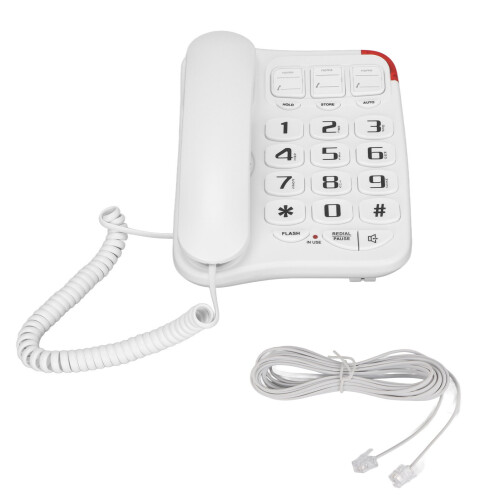 Telefono con tasti grandi, 3 tasti video, suono amplificato, telefono ...