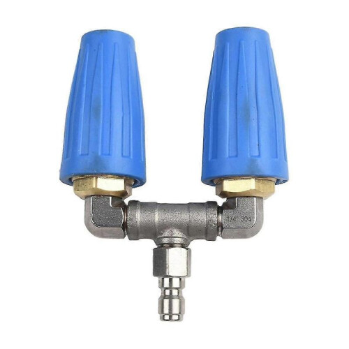 High Pressure Washer Dual Tip Turbo Nozzle, 4000psi Pressure Rotating ...
