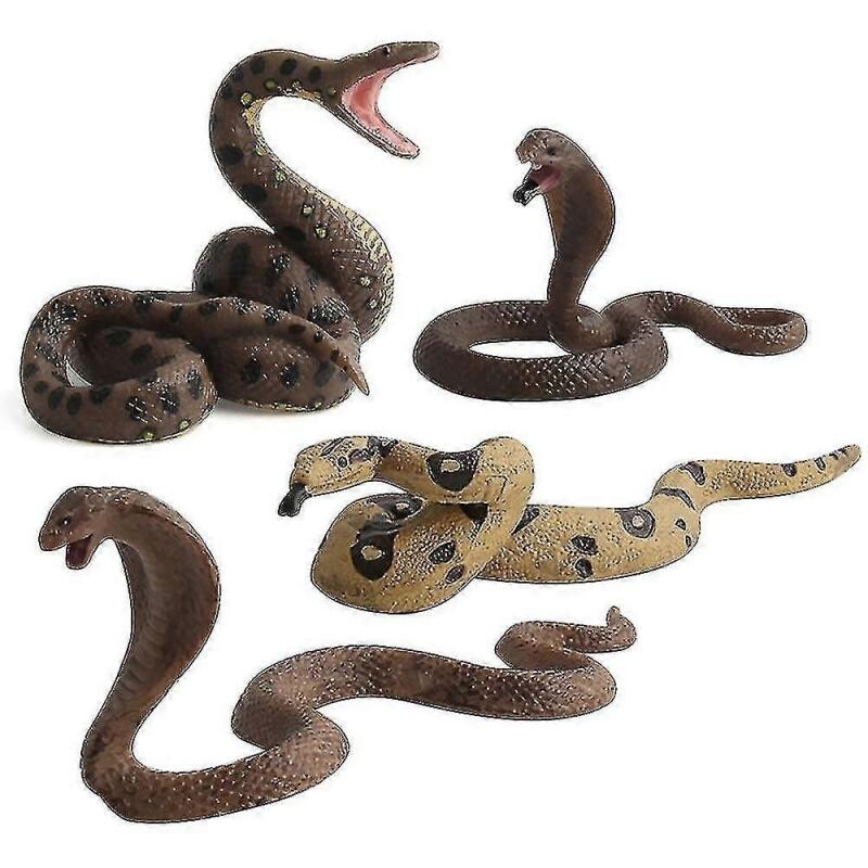 Rubber Snake Realistic Fake Snakes Toy Large Pythons Realistic Fake Snakes Fake Snake Trick Toys ...