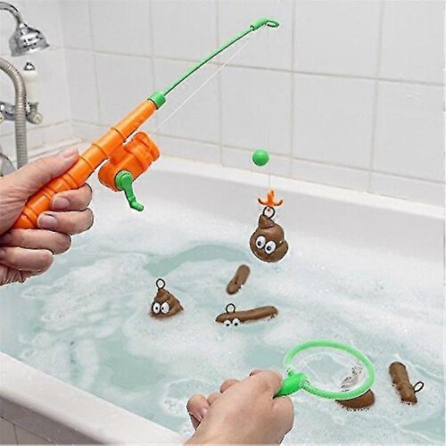 Fishing for Floaters Bath Tub Game Floating Poop Water Game on OnBuy